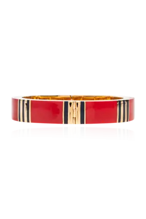 Tory Burch Enamelled Bracelet - Red