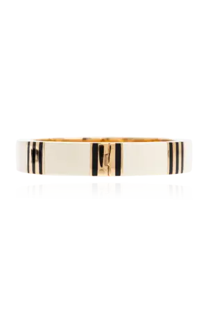 Tory Burch Enamelled Bracelet - White