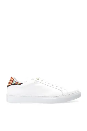 Paul Smith Logo Embossed Leather Sneakers