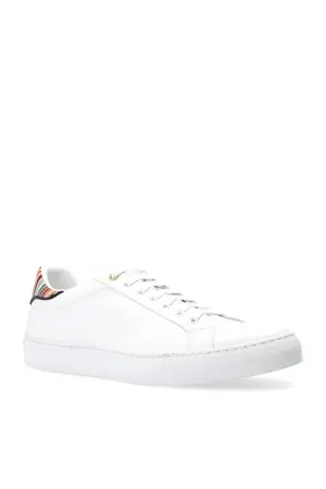 Paul Smith Logo Embossed Leather Sneakers
