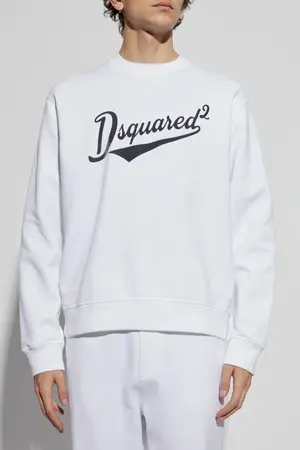 Dsquared2 Logo Velvet Finish Sweatshirt