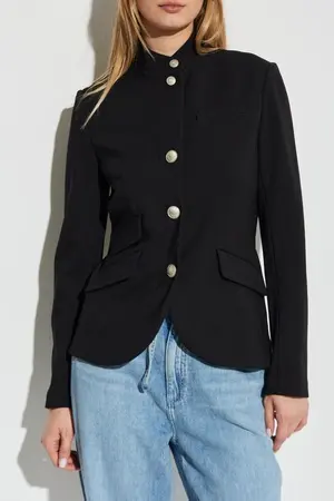 Rag & Bone Stand-up Collar Blazer - Black
