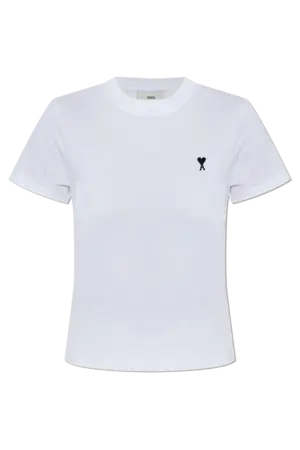 AMI Paris Logo T-shirt - White