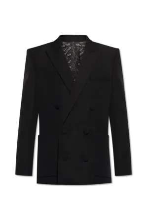 Balmain Double-breasted Blazer - Black