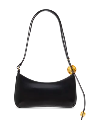 Jacquemus Bisou Perle Shoulder Bag - Black