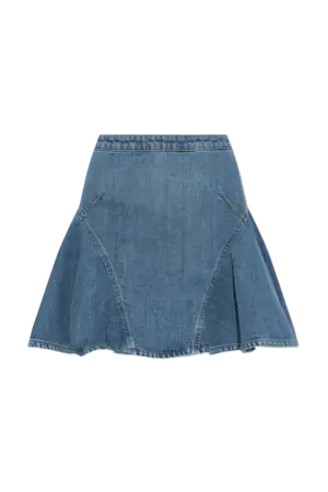 Givenchy A-line Denim Skirt