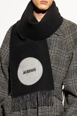 Jacquemus Wool Scarf With Logo