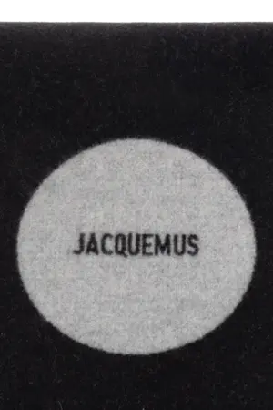 Jacquemus Wool Scarf With Logo
