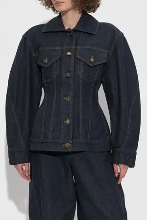 Givenchy Tailored Denim Jacket - Navy Blue