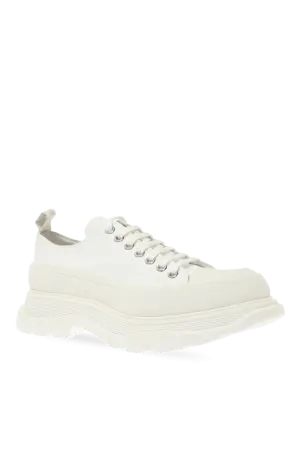 Alexander McQueen Platform Sneakers With Embossed Logo