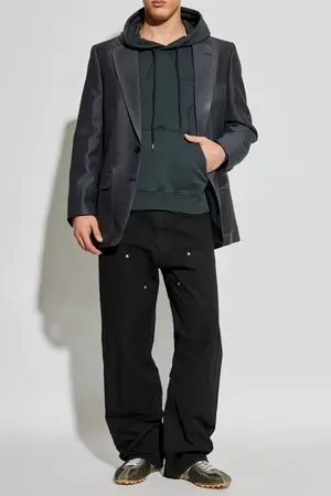 MAISON MARGIELA Blazer With Raw Finish - Grey