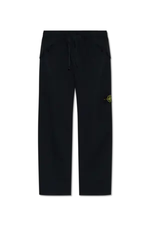 Stone Island Trousers With Multiple Pockets - Navy Blue