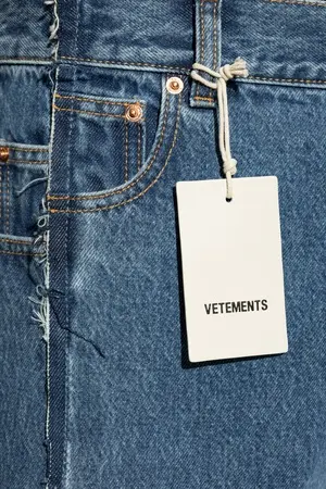 Vetements Logo Leather Tag Pendant