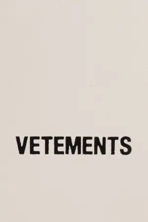 Vetements Logo Leather Tag Pendant