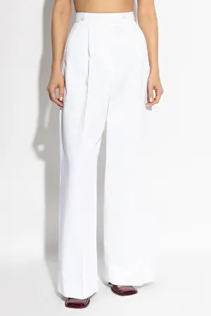 Givenchy Pleated Wide-leg Trousers