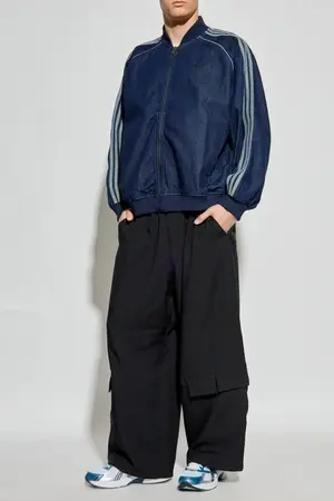 Adidas Originals By Alexander Wang Denim Bomber Jacket