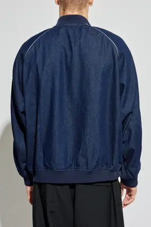Adidas Originals By Alexander Wang Denim Bomber Jacket