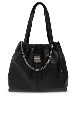Marc Jacobs Leather Shoulder Bag - Black