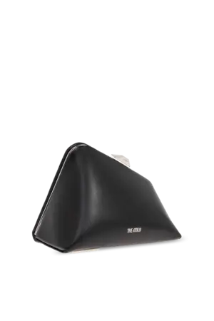Attico Midnight Leather Clutch - Black