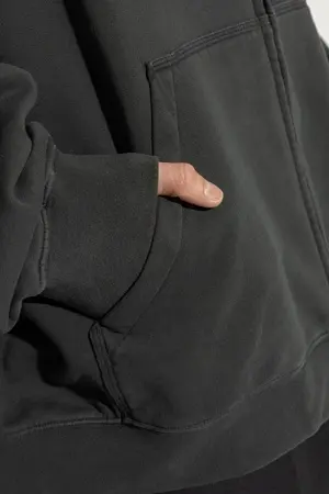 MAISON MARGIELA Oversized Cotton Hoodie - Grey