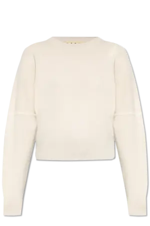 Marni Wool And Cashmere Sweater With Decorative Stitching