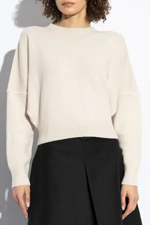 Marni Wool And Cashmere Sweater With Decorative Stitching