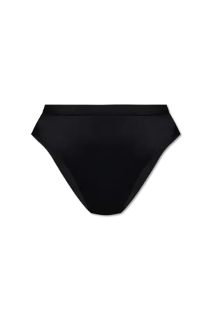 Versace High-waisted Swimsuit Bottom - Black