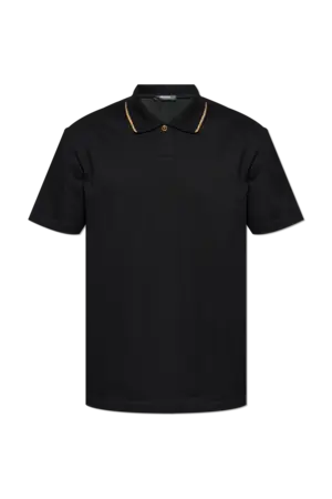 Versace Polo With Lurex Thread
