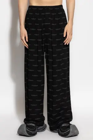 Balenciaga Monogram Loose-fit Trousers