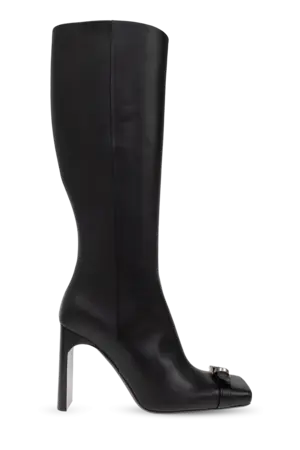 Balenciaga Bel Air Leather Heeled Boots