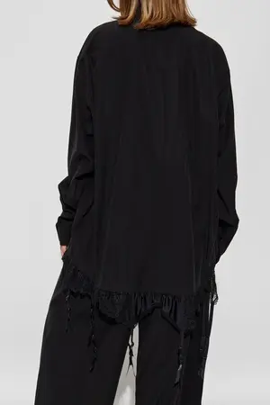 Balenciaga Shirt With Lace Trim