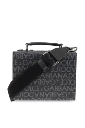 Dolce & Gabbana Monogram Shoulder Bag - Black