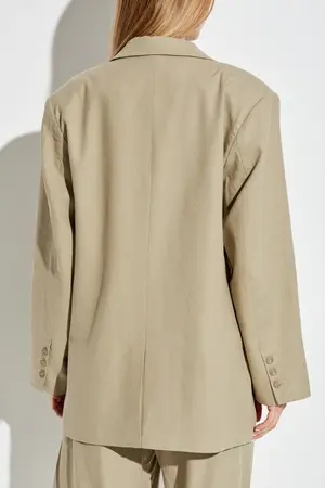 GESTUZ Gzizza Oversized Double-breasted Blazer - Beige