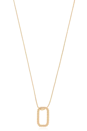 ALLSAINTS Geometric Pendant Necklace - Gold