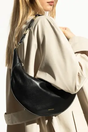 ANINE BING Leather Shoulder Bag - Black