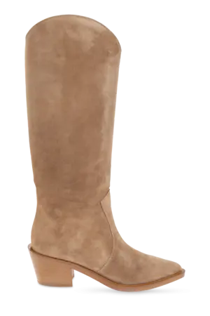 GIANVITO ROSSI Knee-high Suede Leather Boots