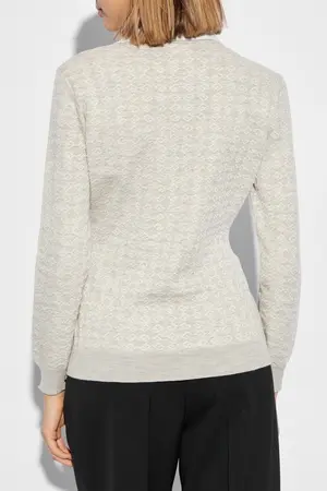 Givenchy Sweater With Polo Collar - Grey