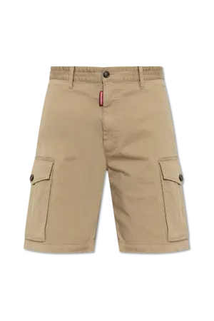 Dsquared2 Summer Lovers Cotton Blend Cargo Shorts
