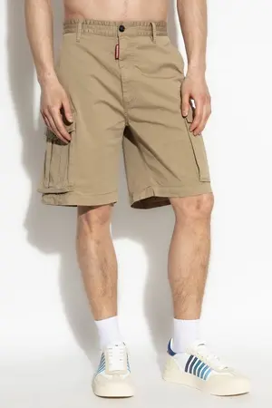 Dsquared2 Summer Lovers Cotton Blend Cargo Shorts