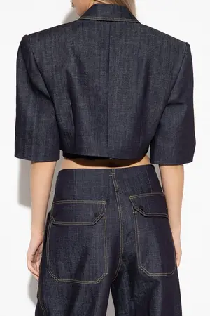 THE MANNEI Aspos' Cropped Denim Blazer