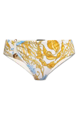 Versace Baroque Print Bikini Bottom - Multicolour