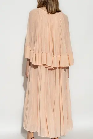 Zimmermann Pleated Chiffon Midi Dress