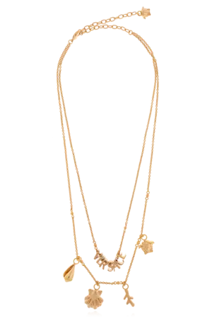 Versace Plated Charm Necklace