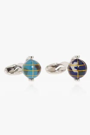 Paul Smith Logo-engraved Cufflinks - Multicolour