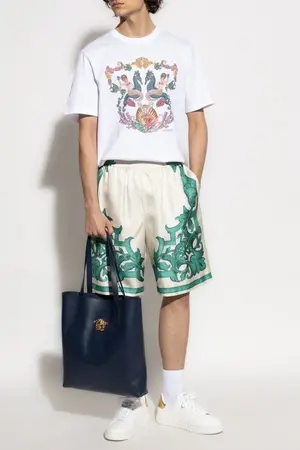 Versace T-shirt With Colorful Print