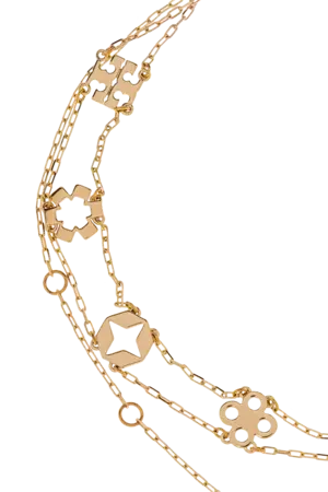 Tory Burch Brass Choker Necklace
