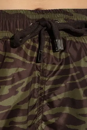 Attico Estate Meravigliosa Camouflage Shorts - Brown