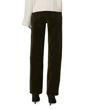Joe's Jeans The Margot Straight Flocked Jeans - Olive