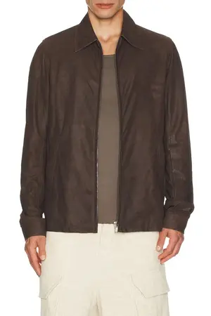 Rick Owens Brad Leather Jacket