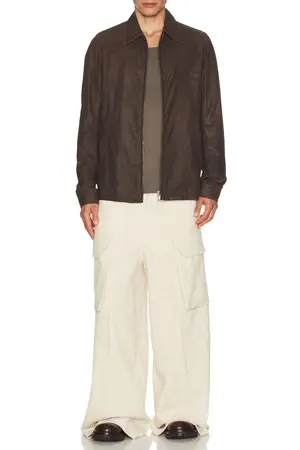Rick Owens Brad Leather Jacket
